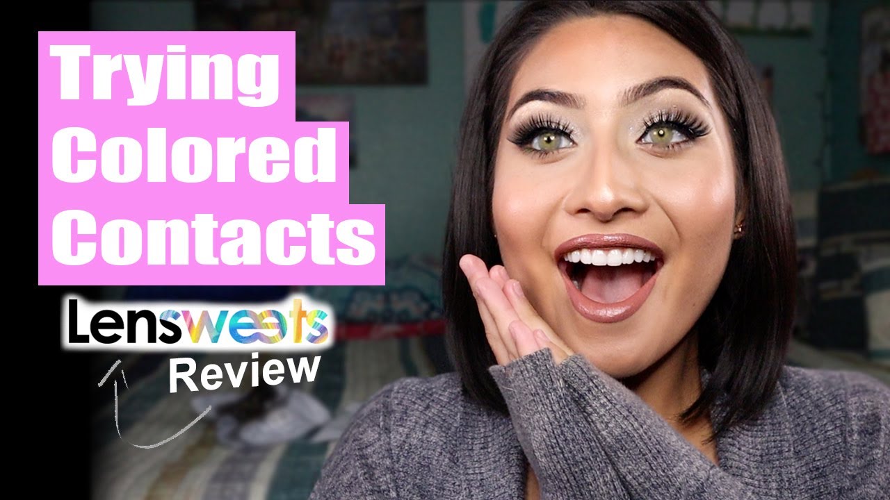 Trying 6 Pairs of Lensweet Colored Contacts // Review + Precaution Tips ...