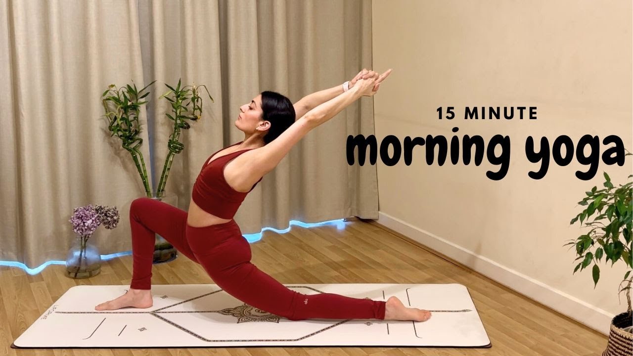15 minute morning yoga || Yoga Stretch to Start Your Day - YouTube