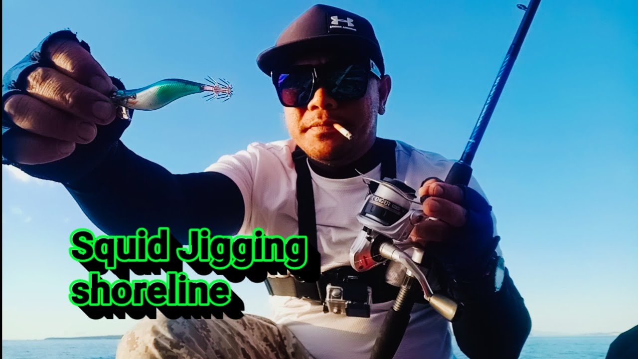 HOW TO CATCH SQUID AT NIGHT/SQUID JIGGING AT NIGHT/SHORELINE - YouTube
