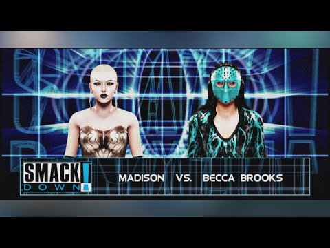 WWE 2K19 BECCA BROOKS ATTACKS MADISON #SMACKDOWN - YouTube