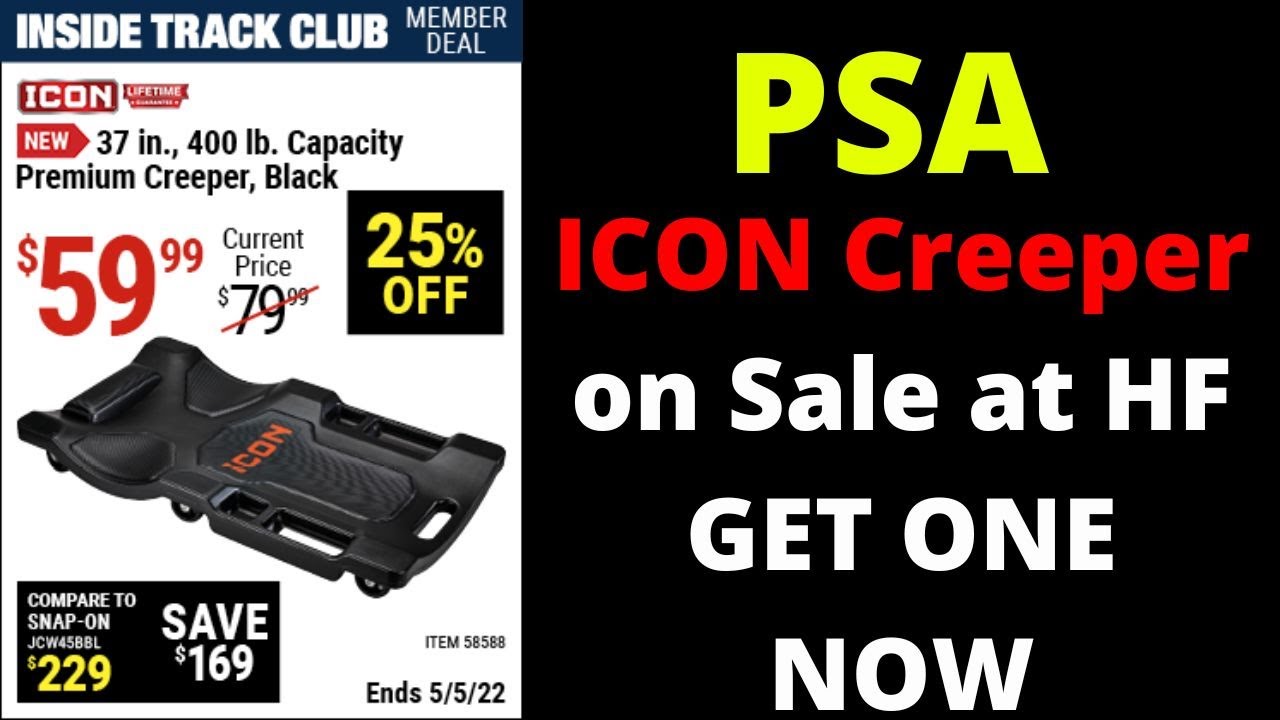 Harbor Freight has an ICON creeper... SAY WUUUUT??!! - YouTube