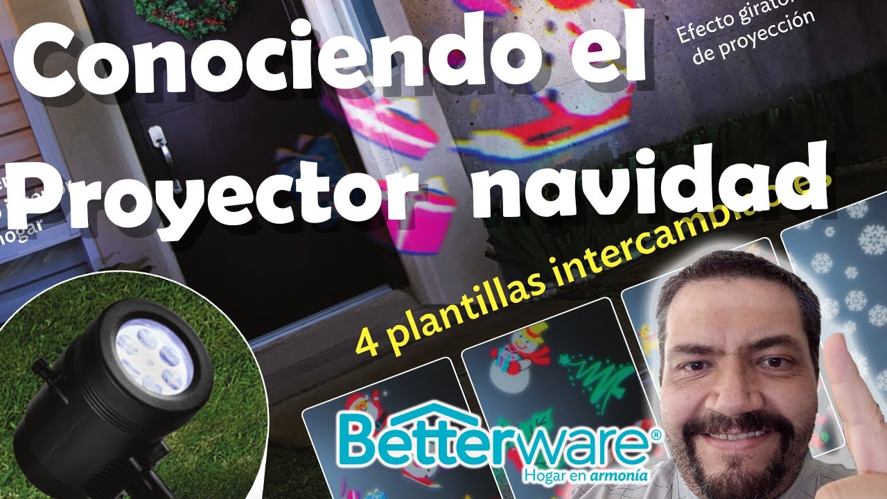 ¿Cómo funciona el Proyector Navidad Betterware? - YouTube