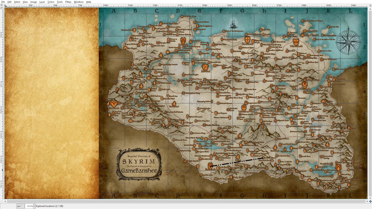 Solution for my Skyrim quest journal/map - YouTube