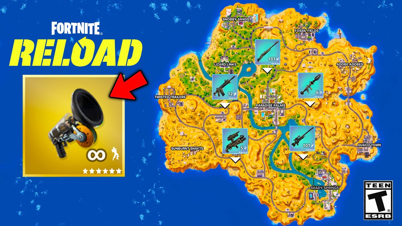 Fortnite Reload's RAREST MYTHIC! (Extinct) - YouTube