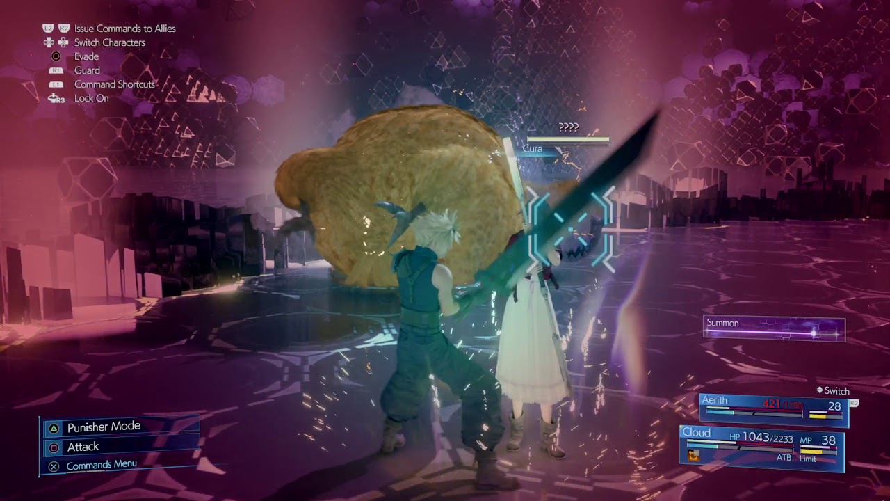 FINAL FANTASY VII REMAKE Battle: Fat Chocobo and friends - YouTube