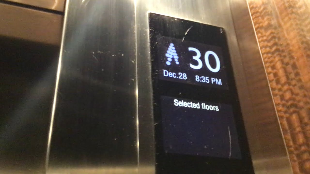 2015 Mitsubishi Traction Elevators A & B At Two Roxas Triangle Condo ...