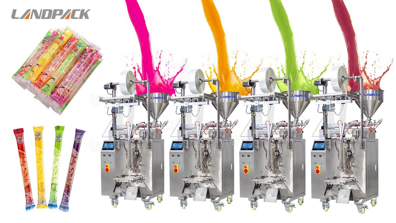 Juice Stick/ Ice-Pop/ Ice-Lolly Packing Machine LD-380L - YouTube