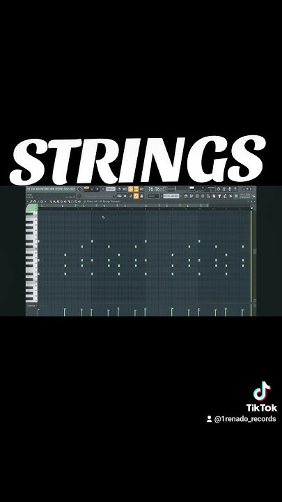 How to create strings pattern in fl studio for beginners - YouTube