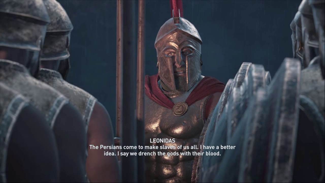 Assassin's Creed® Odyssey leonidas scene - YouTube