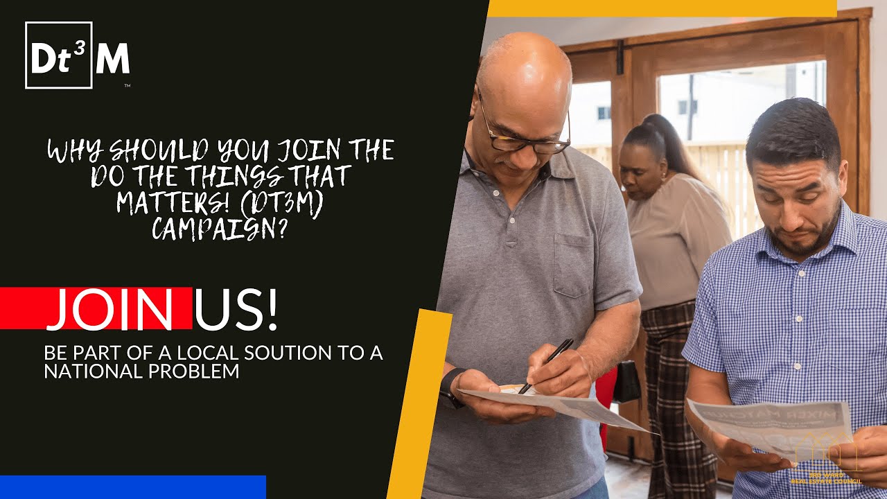 Why should you join the Do the Things that Matter! (dt3m) campaign ...