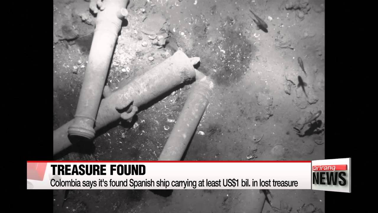 Colombia says it′s found Spanish ship carrying lost treasure - YouTube