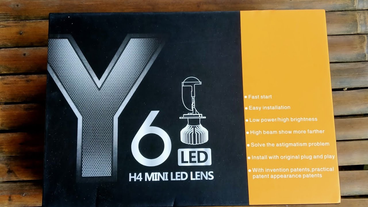 รีวิวแกะกล่องหลอดไฟ Mini projector LED รุ่น Y6 - YouTube