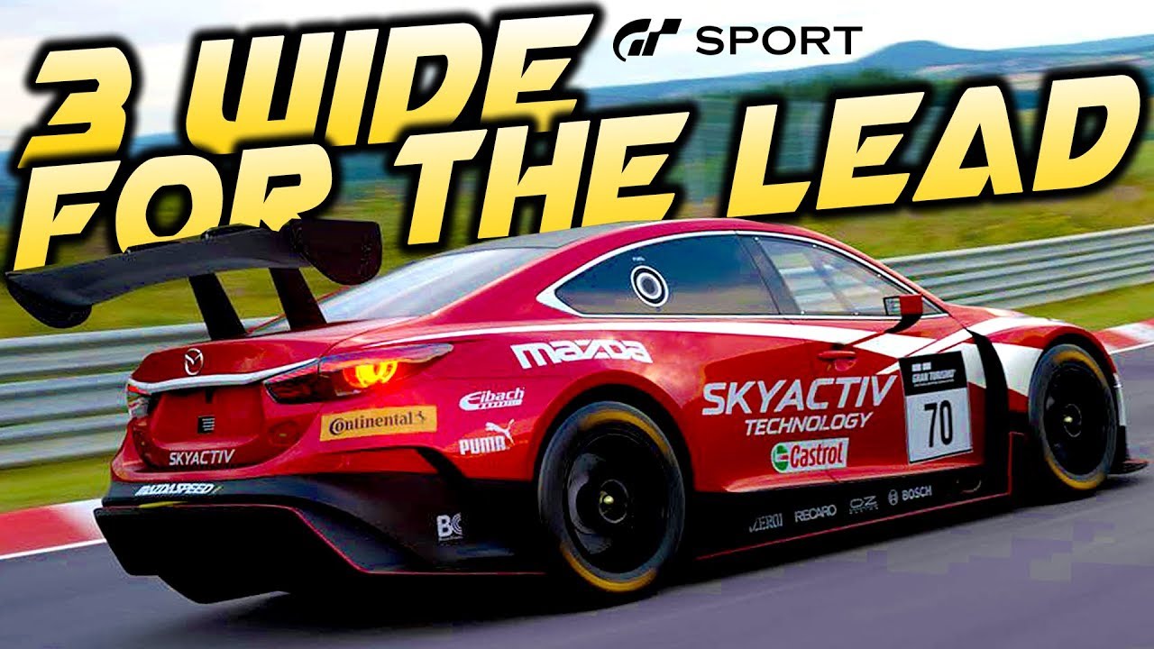 3 WIDE BATTLE FOR THE LEAD OF RACE AT BRAZIL! - Gran Turismo Sport ...