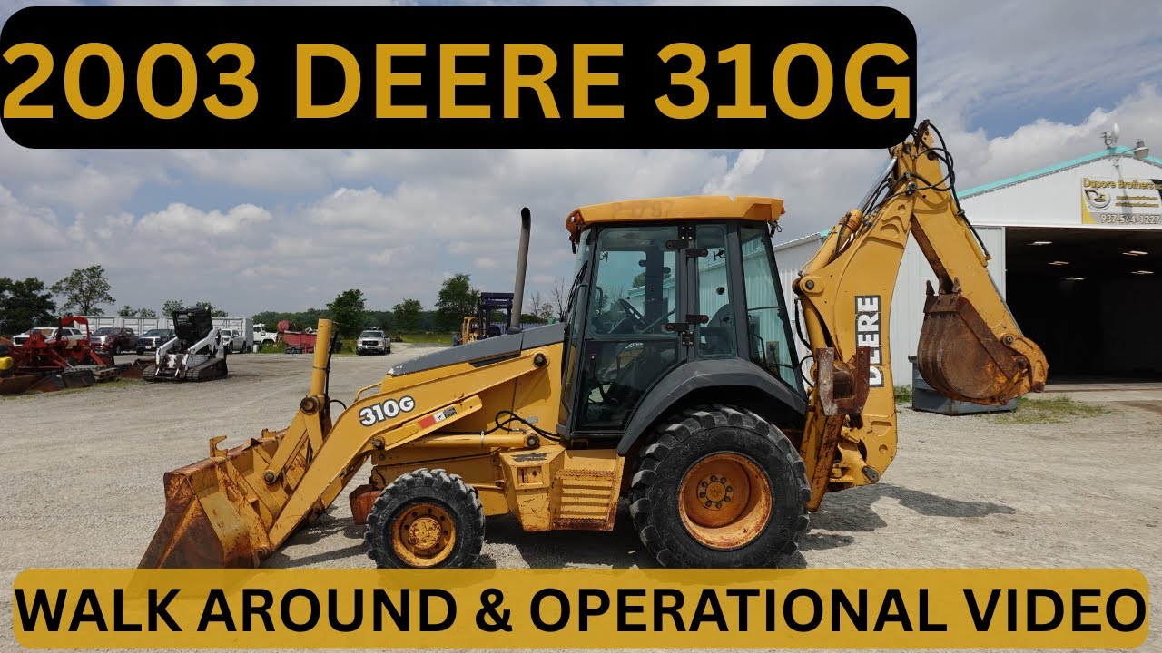 2003 John Deere 310G Backhoe Walk Around & Operational Video $34,900 ...