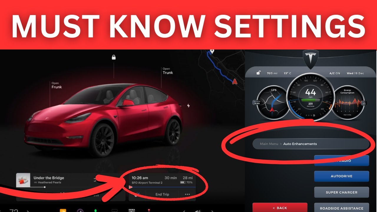 11 TESLA SETTINGS YOU MUST HAVE ON - YouTube