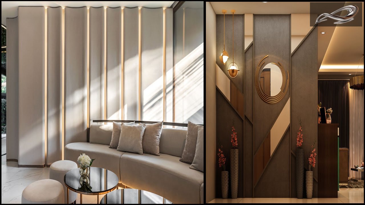 Modern Hallway Wall Panelling Designs | Top Wall Cladding Collection ...