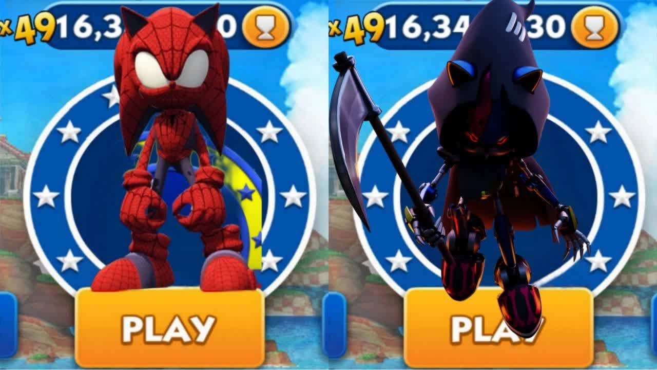 Sonic Dash - Spiderhog VS Reaper Metal Sonic _ Movie Sonic vs All ...