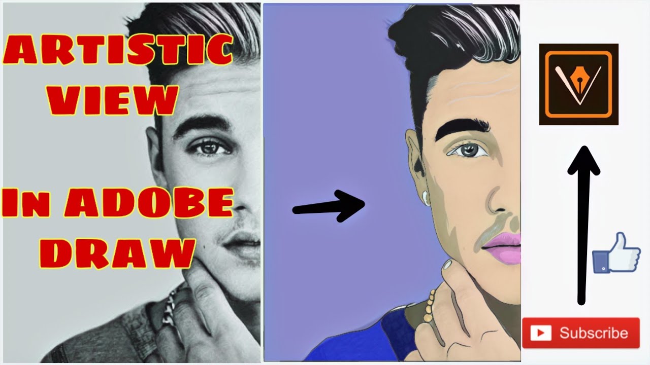 ARTISTIC VIEW | ADOBE DRAW - YouTube