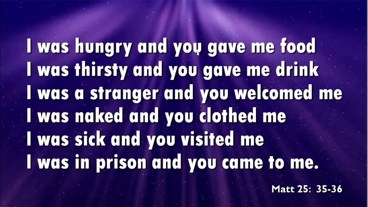 ️Jesus - Final Judgement 🙏 Matthew 25 - 36 - 36⭐ - YouTube