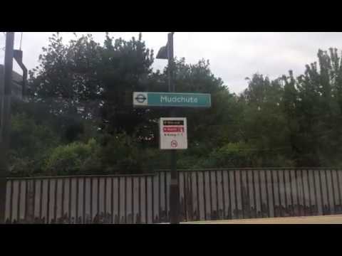 DLR Arriving at Mudchute - YouTube