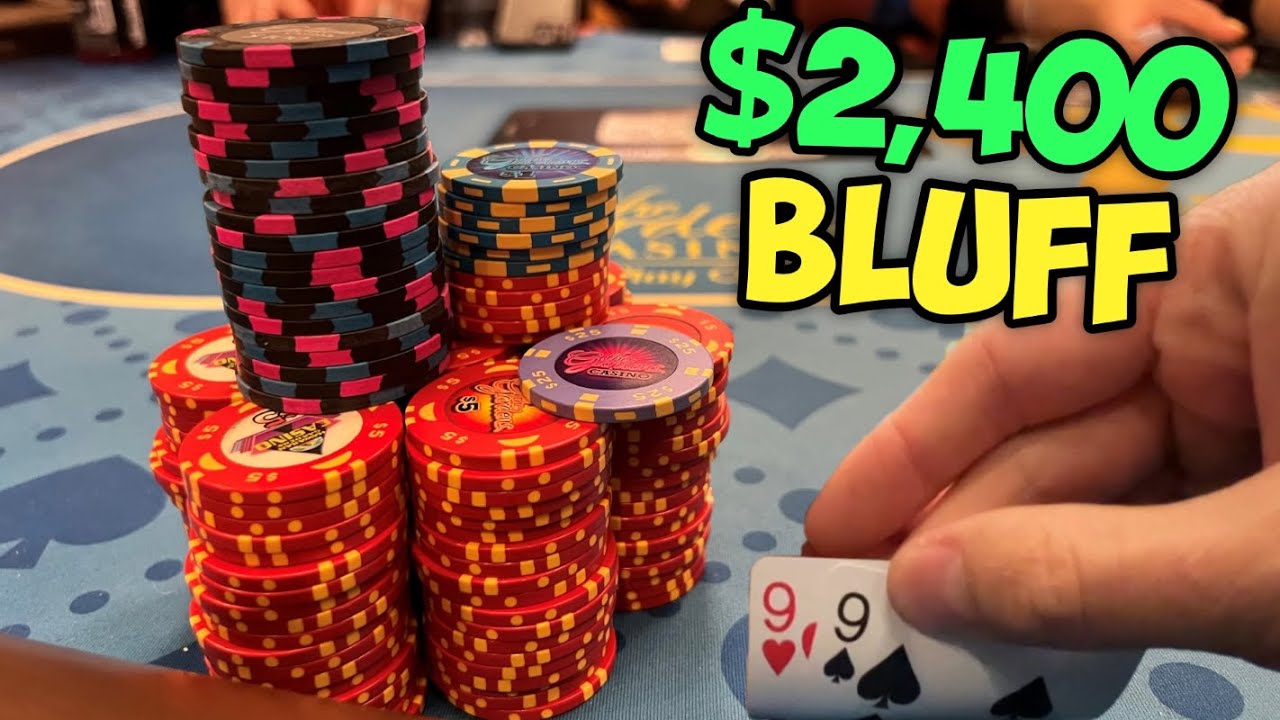 The CRAZIEST Poker Bluff I've Ever Tried?? | Poker Vlog #66 - YouTube