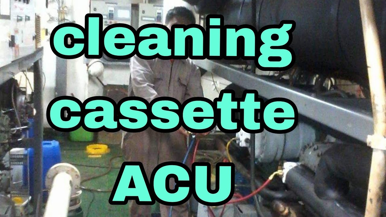 cleaning cassette ACU - YouTube