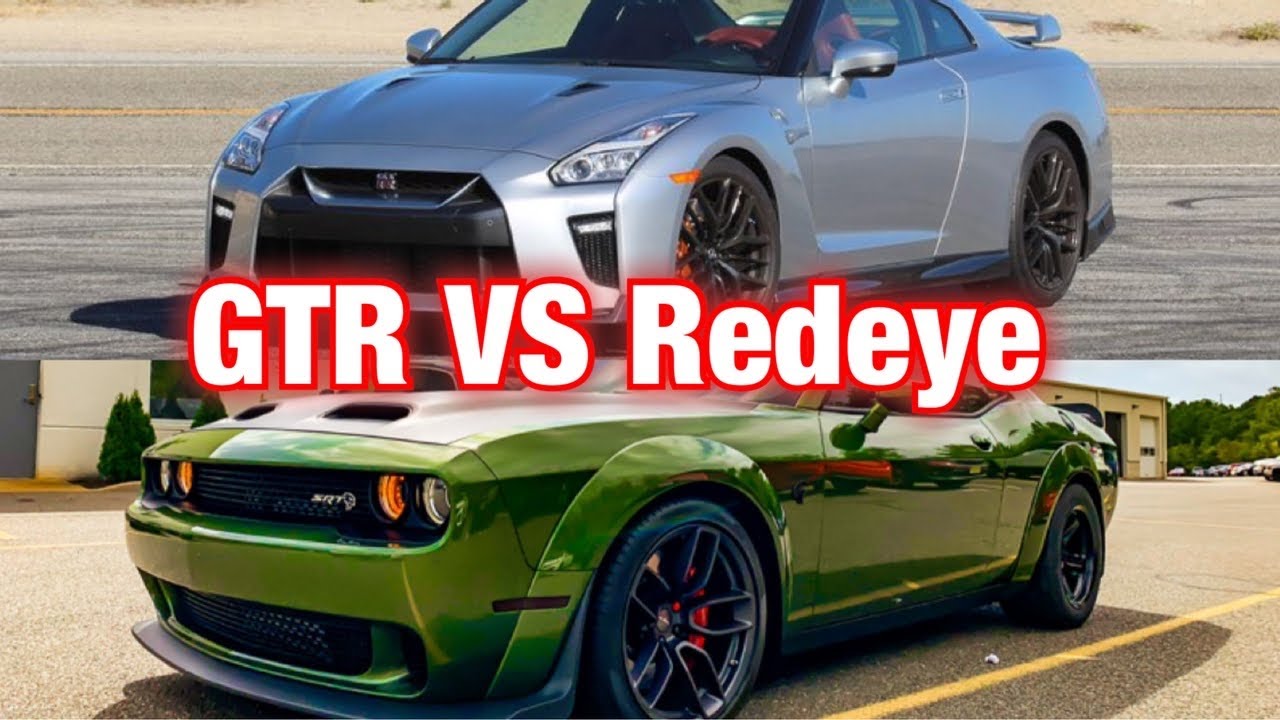 Nissan GTR VS 1000hp Hellcat Redeye! CRAZY MUST WATCH! - YouTube