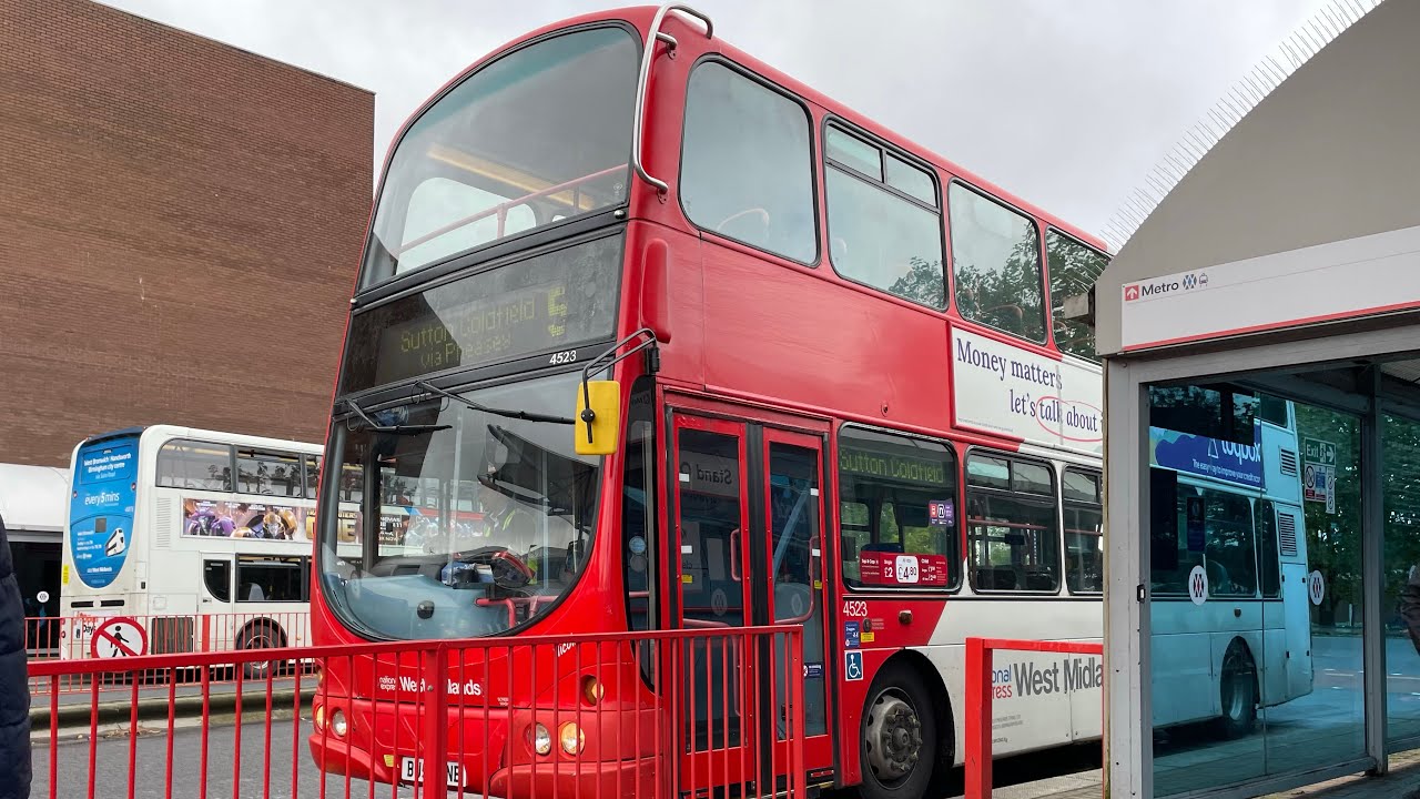 LIMP MODE! NXWM 4523 BU53 UNB. Volvo B7TL WrightBus eclipse Gemini 1 ...