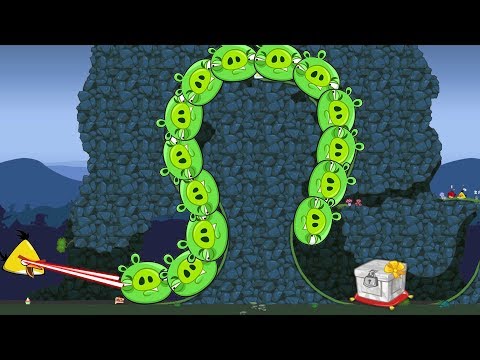 Bad Piggies - THE PIG RUNNING AWAY FROM ANGRY BIRDS TO TAKE MARBLE CRATE!