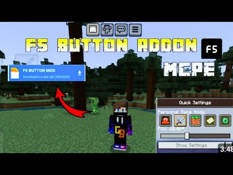 F5 Button Addon For Minecraft Pe 1.20 | Change Camera Angle In One ...