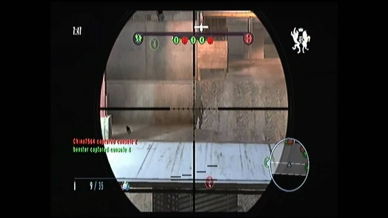 Goldeneye 007 Wii Gold Gun Mode and sniping - YouTube