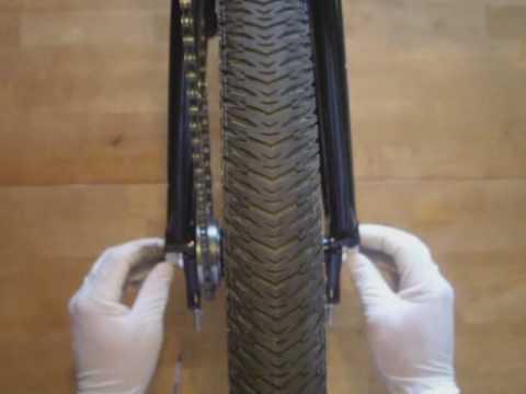 HOW TO BUILD A BMX BIKE. HOW TO INSTALL CHAIN TENSIONERS - YouTube