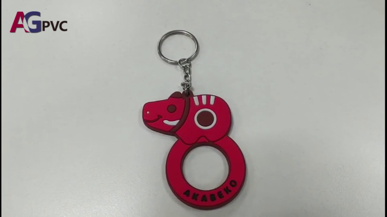 pvc keychain manufacture, custom pvc keychain, promotion key ring - YouTube