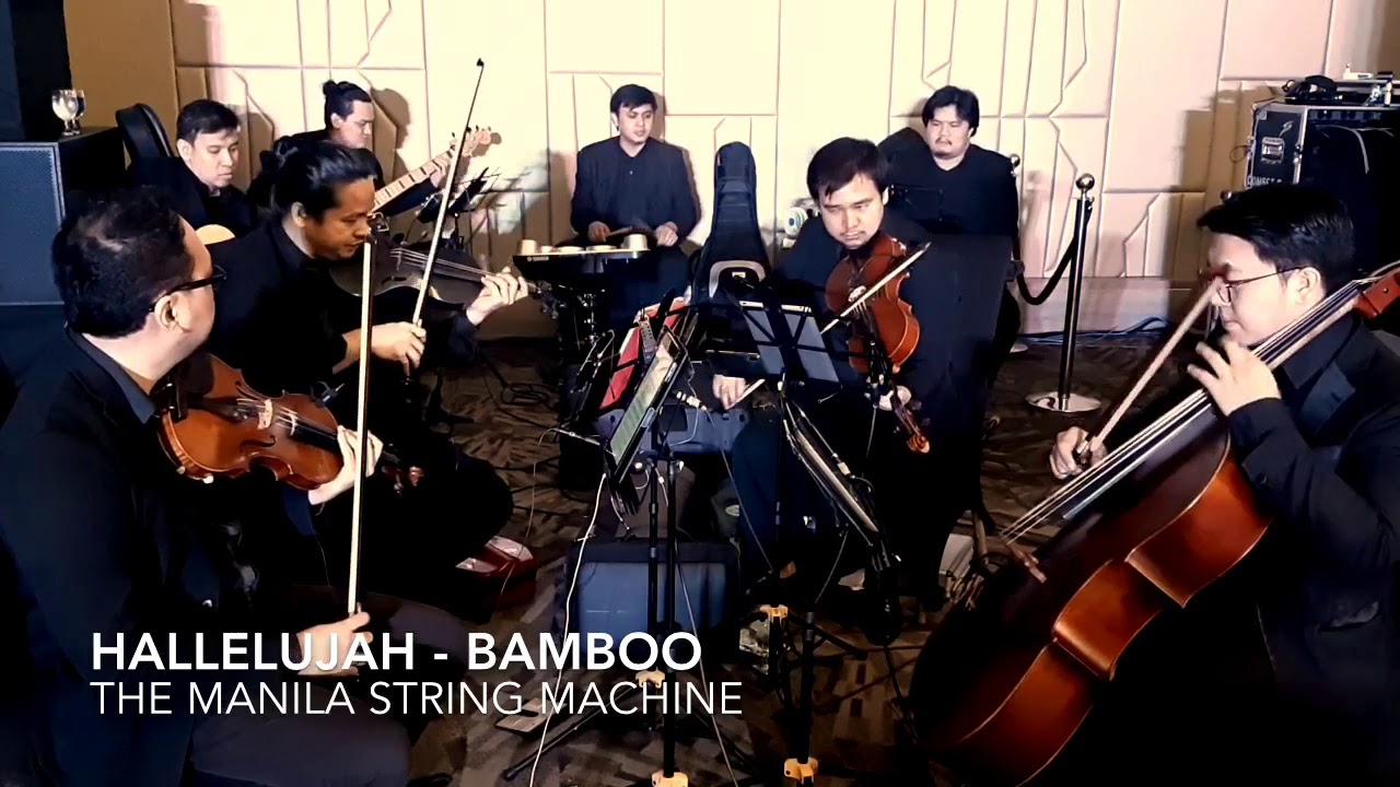 Hallelujah (Bamboo) COVER | The Manila String Machine - YouTube