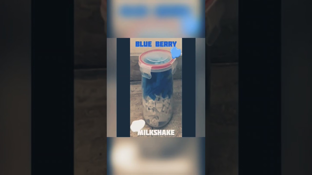 Blue berry milkshake before mixing from Lego🤣😂 - YouTube