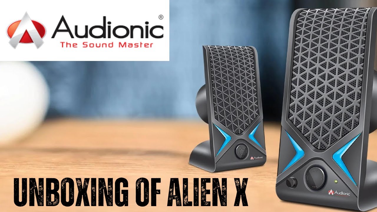 Audionic Speaker Unboxing 2022 | ALIEN-X (BLUE) 2.0 SPEAKER | #unboxing ...