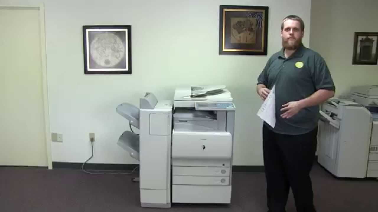 Canon ImageRunner C3380i 79K 205K - YouTube