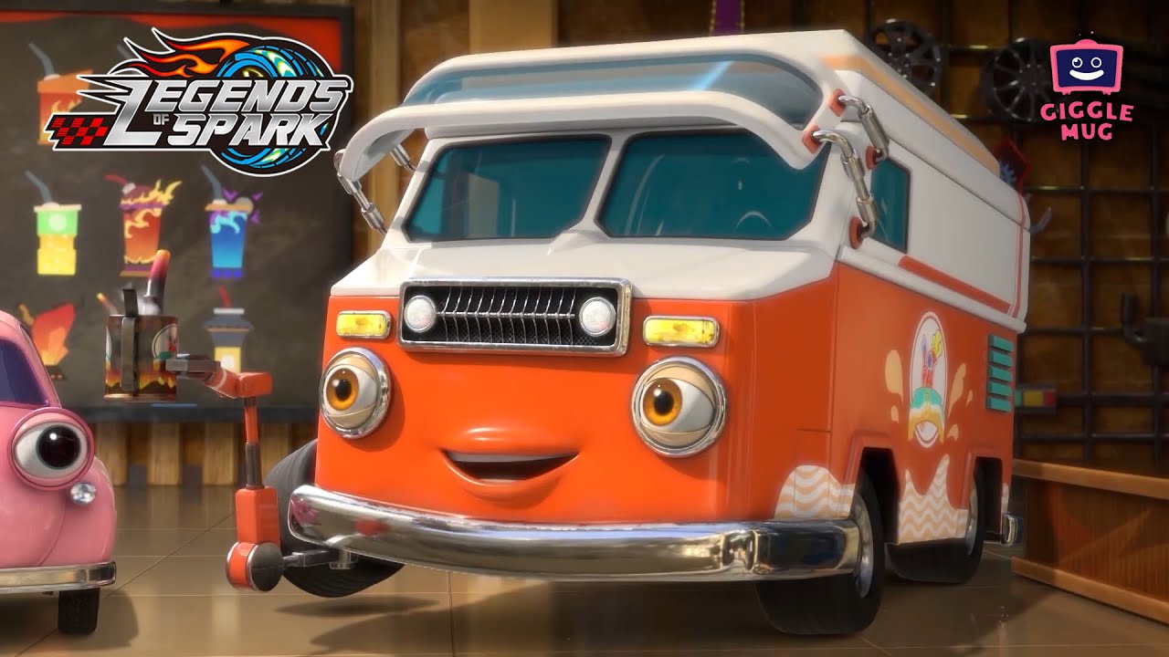 Battle of the Racers | Legends Of Spark (13-Minute Animated Cars Show ...