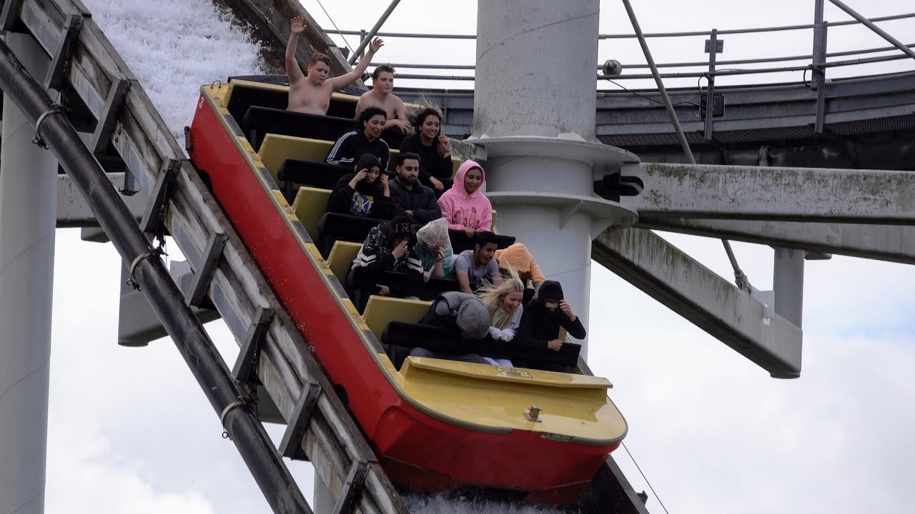 Tidal Wave Boat Ride 🌊 at Thorpe Park - YouTube