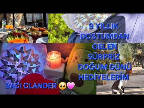 23. yaş günü hediyelerim | gerçek dostluk | sohbet vlog