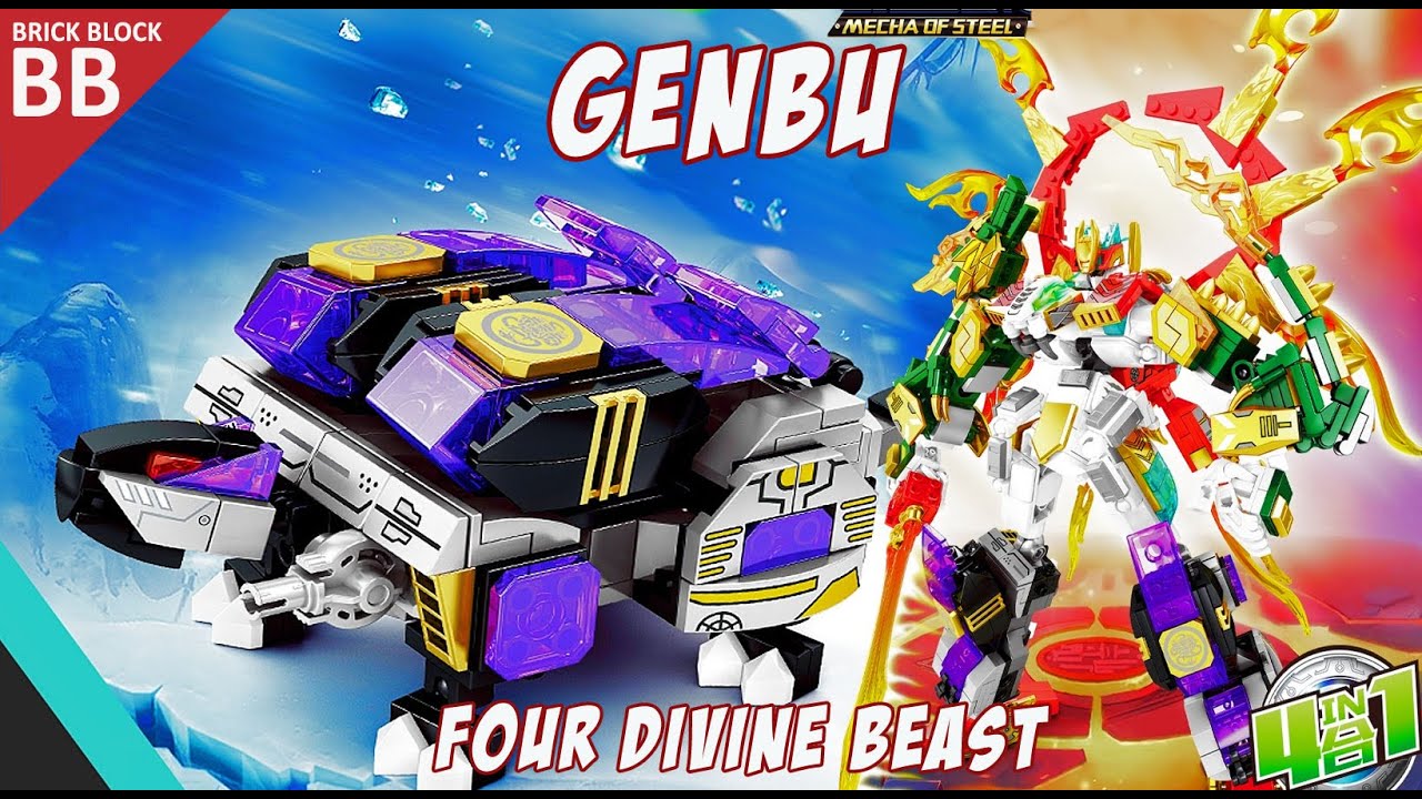 Genbu the Black Tortoise ⚡️ Four Guardian Gods, Unboxing & Assembly ...