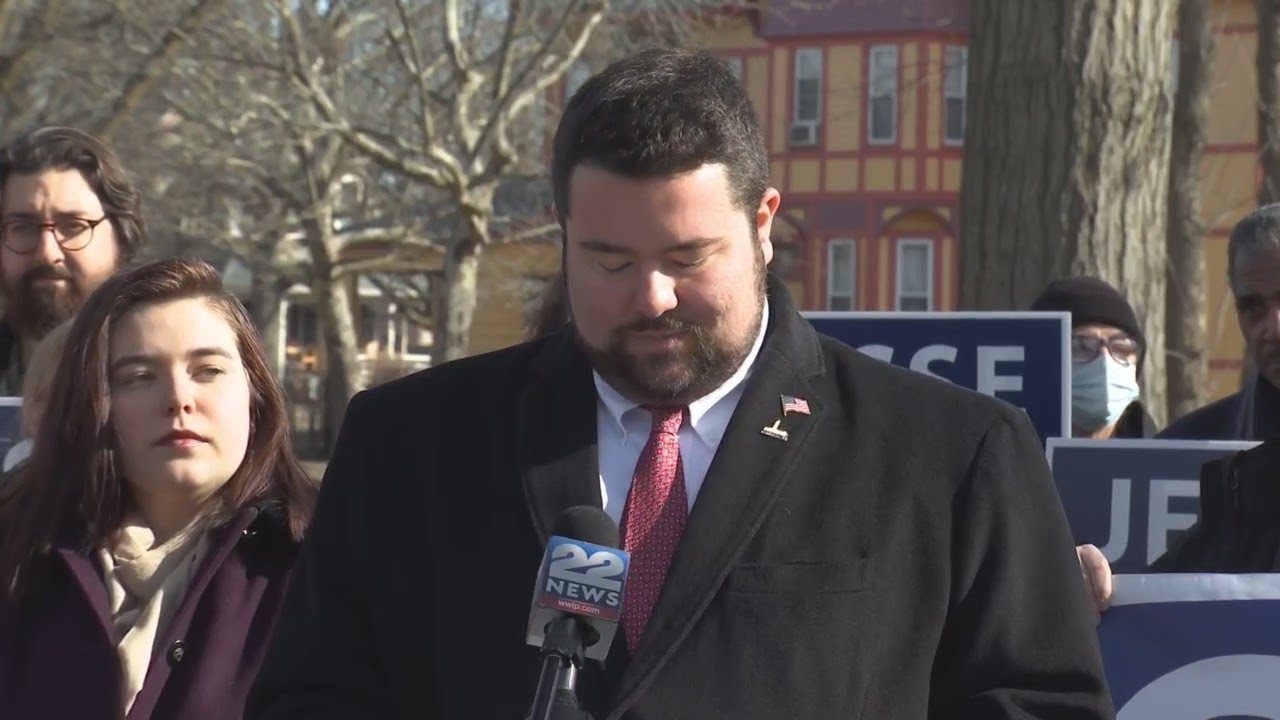 Springfield city councilor Jesse Lederman announces mayoral run - YouTube