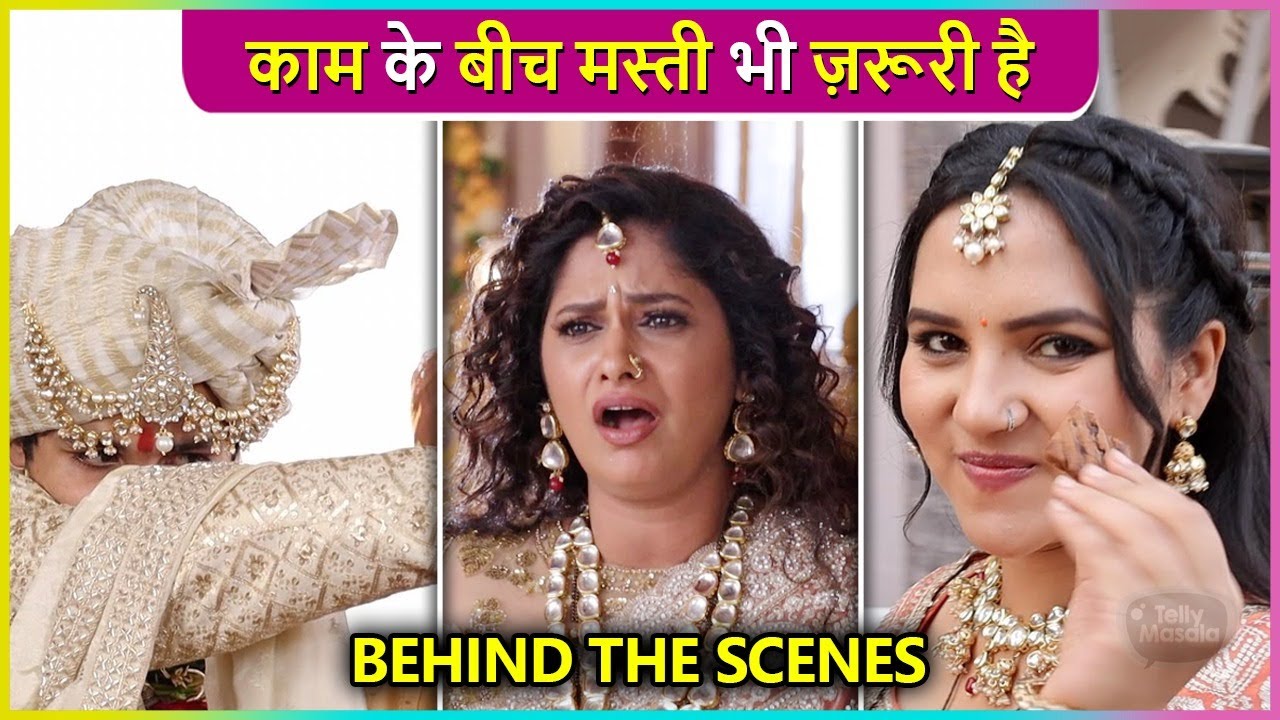 Vasudha Ke Set Ki Unseen Moments | Avinash-Divya Aur Vasudha Ki Non Stop Masti - YouTube