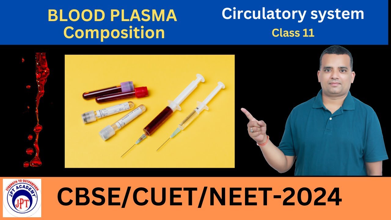 Blood plasma | Blood and it's components | Circulatory system | Class ...