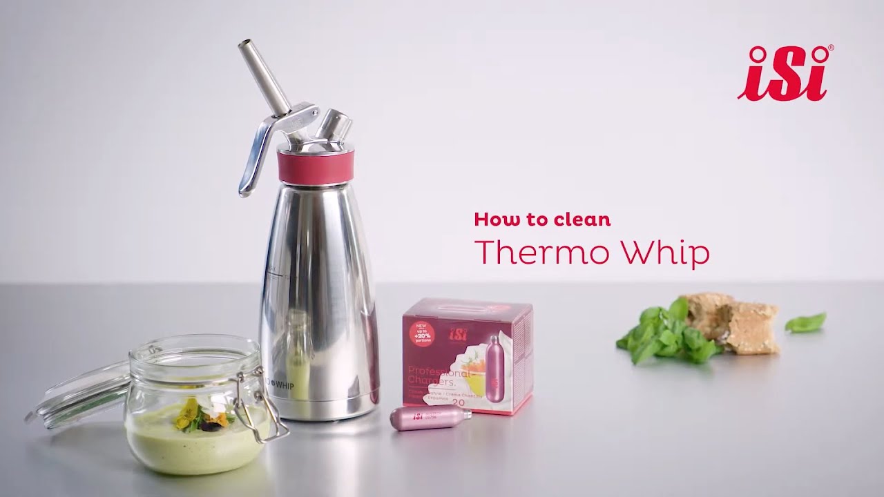 Návod na vyčištění iSi Thermo Whip - YouTube