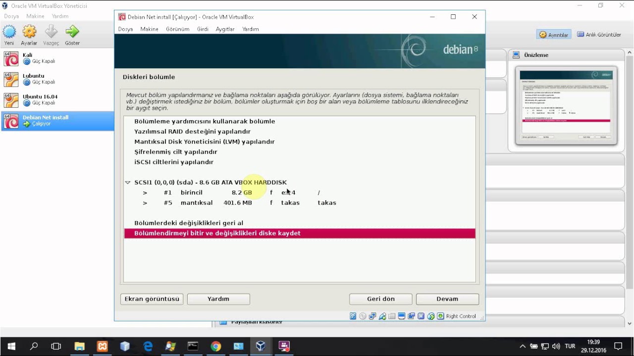 Debian Linux Kurulumu - YouTube