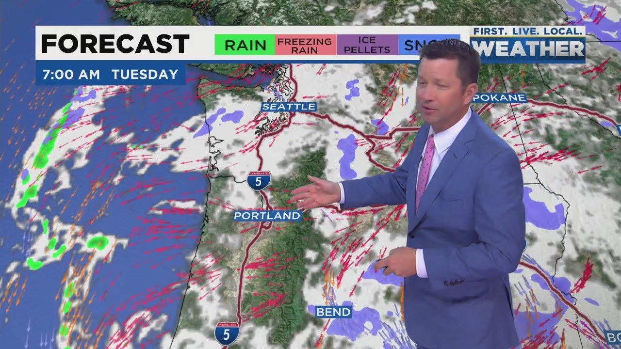 Monday evening FOX 12 weather forecast (2/21) - YouTube