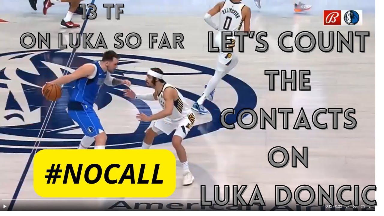 NO CALL! Luka Doncic receives possible 4 fouls in one play - NONE ...