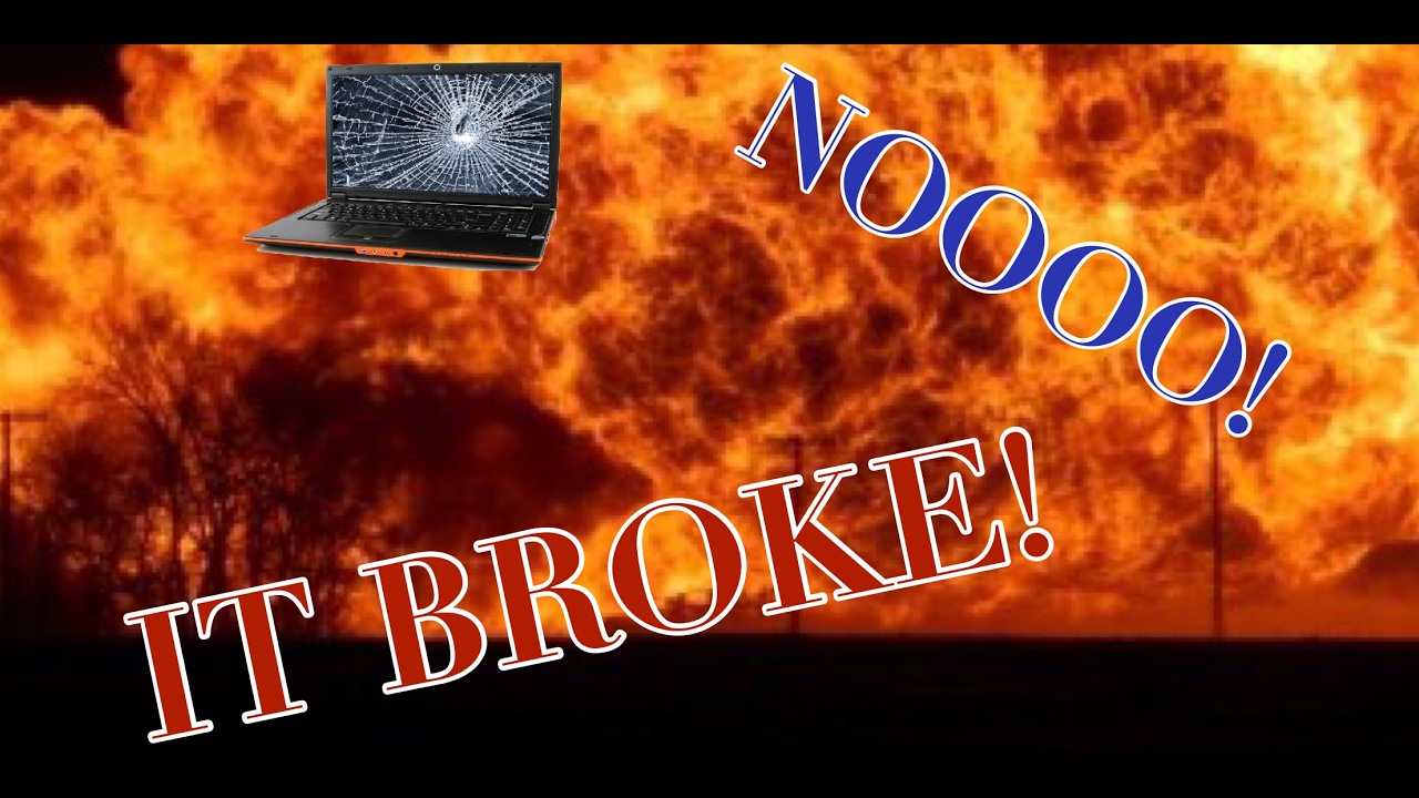 I BROKE MY COMPUTER!! - YouTube