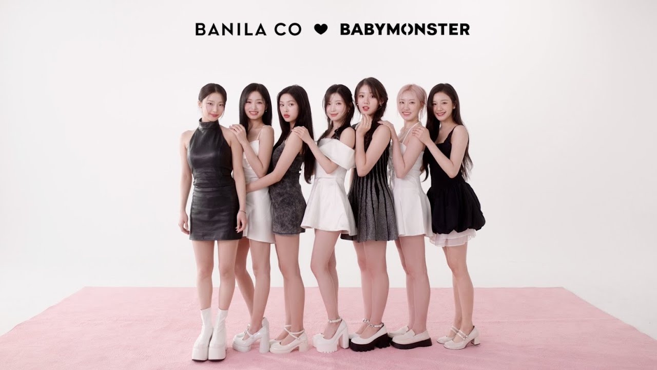 BANILA CO ♥︎ BABYMONSTER 눈을 땔 수 없는 NEW 비주얼 - YouTube